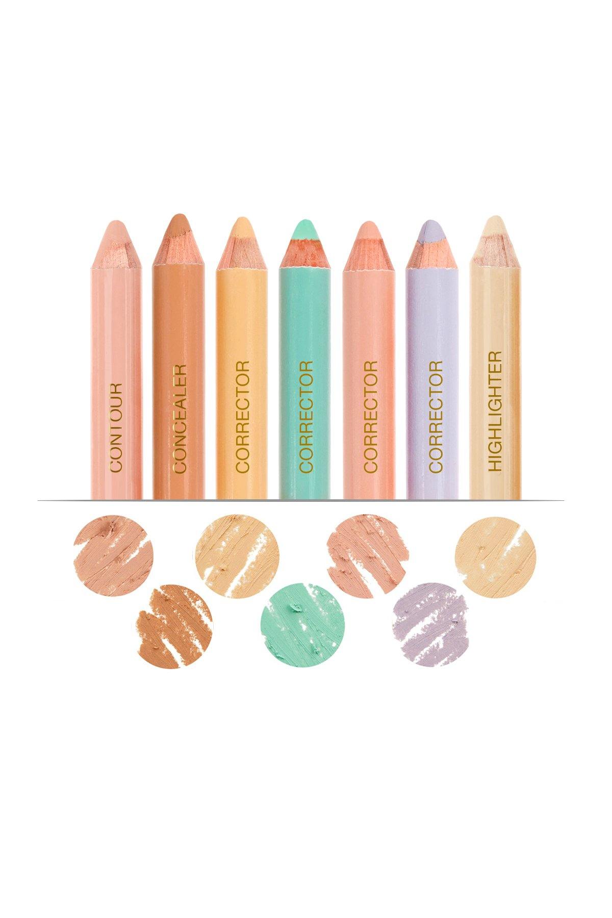 Color Match Set - Concealer / Corrector / Highlighter / Contour – Blend ...